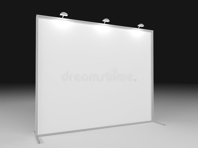 3d Render 2x3 Backdrop with Light. Realistic Mockup Stock Illustration ...