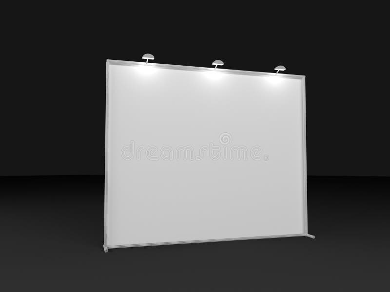 3d Render Backdrop 2x3 Meters Mockup. Template For Design Stock Photo ...
