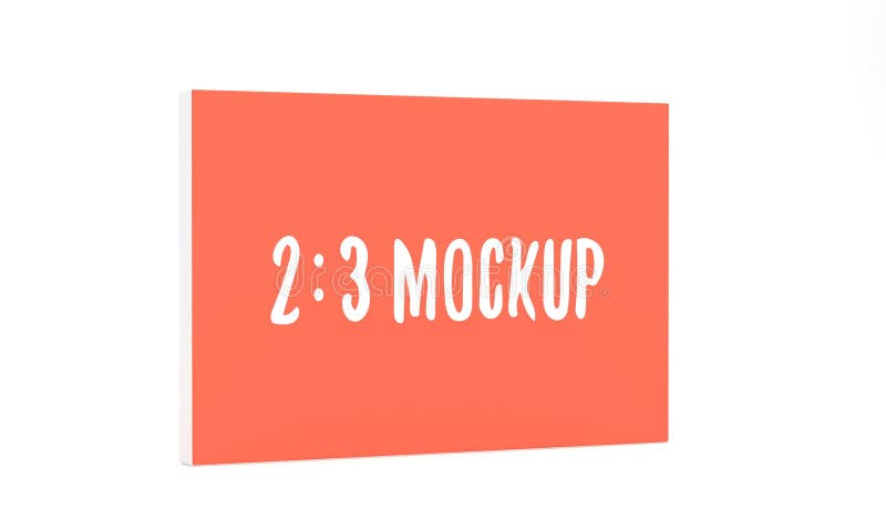 3d Render 2x3 Backdrop Mockup. Realistic Isolated Template for You ...