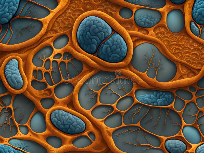 3d render of bacteria cell stock illustration. Illustration of artwork ...