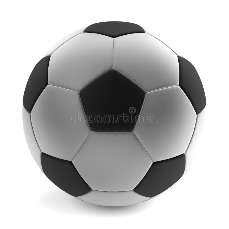 3d render of ball stock illustration. Illustration of soccer - 39773987