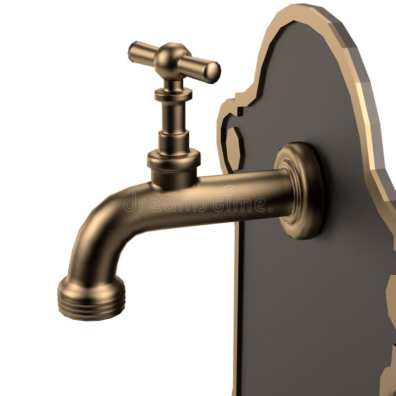 3d render of basin stock illustration. Illustration of shower - 39774034