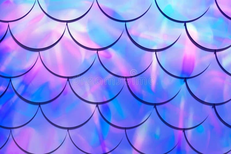 3d Render of Beautiful Mermaid Fish Scale Background Stock Illustration ...