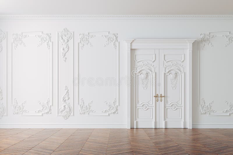 3d Render of Beautiful Vintage Interior Stock Illustration ...