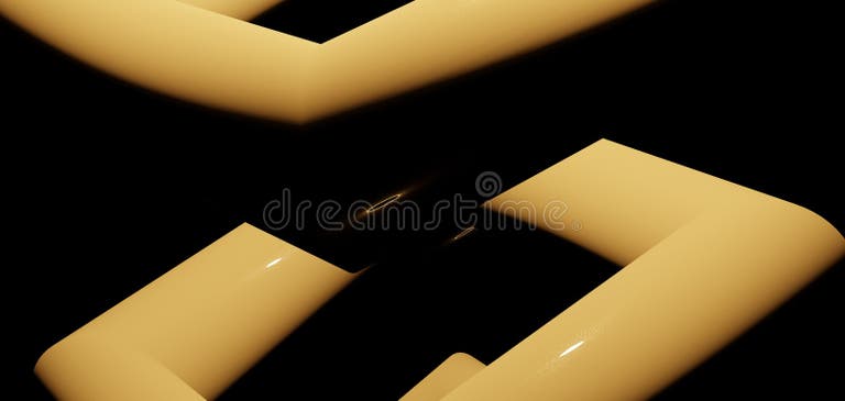 Render with Beige Reflective Smooth Cubes in Contrast Light Stock ...