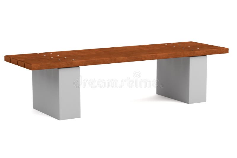 3d render of bench stock illustration. Illustration of cartoon - 36555653