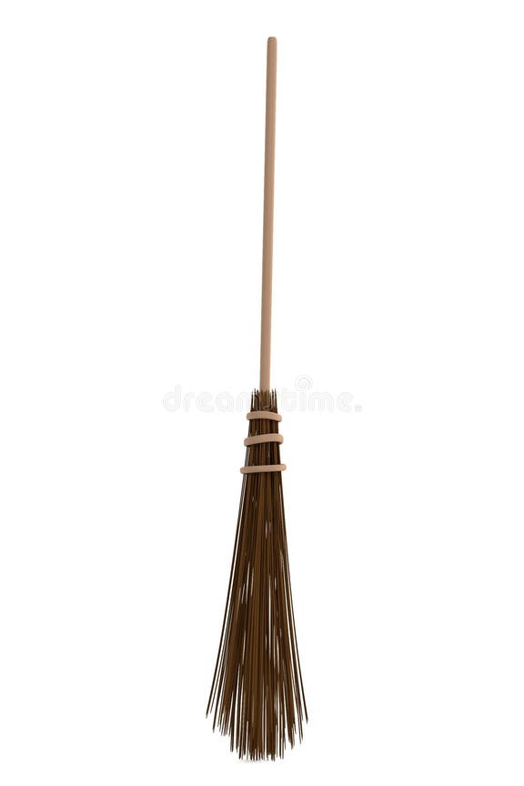 3d render of besom stock illustration. Illustration of besom - 36380813