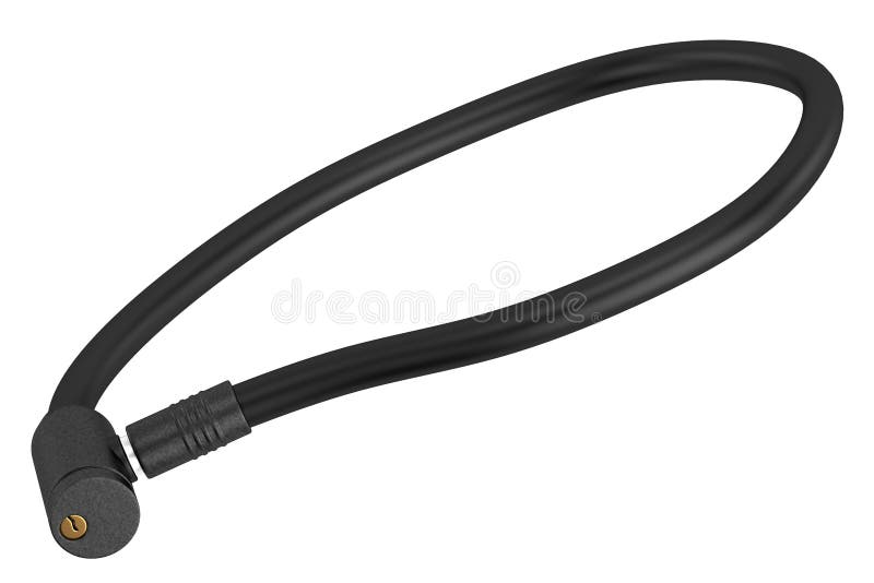 Bike Lock and Cartoon Character Stock Illustration - Illustration of ...