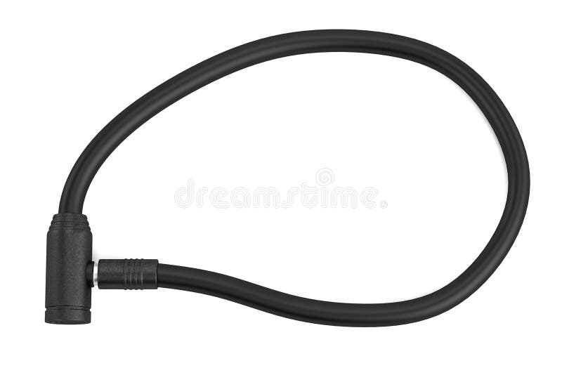 Bike Lock and Cartoon Character Stock Illustration - Illustration of ...