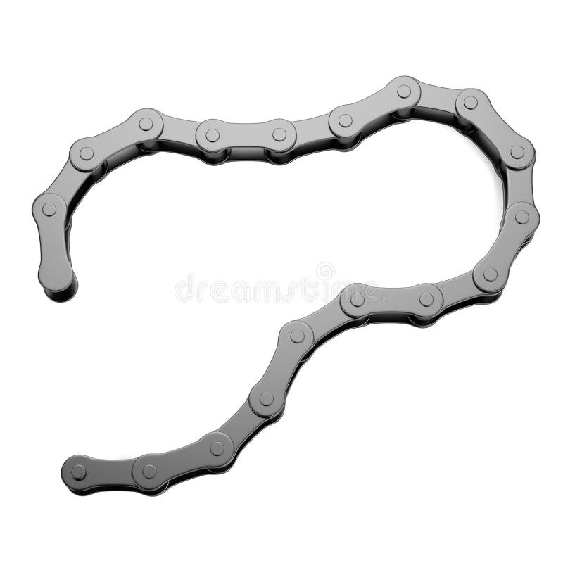 3d render of bike chains stock illustration. Illustration of bicycle ...