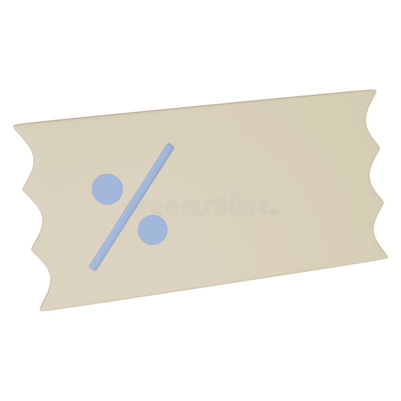 3D Render Bill or Payment Receipt Icon in Grey and Blue Stock ...