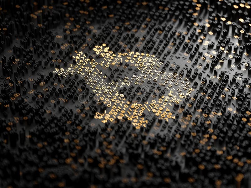 3d Render Bitcoin Digital Address Background High Resolution Stock ...