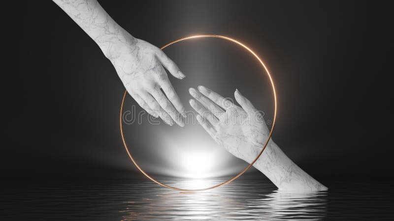 Reflection Abstract White Hands Stock Illustrations – 291 Reflection ...