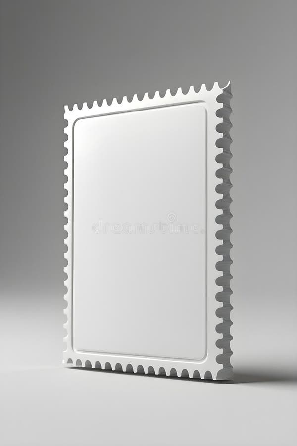 3d Render of Blank Flat Box Mockup Stock Illustration - Illustration of ...