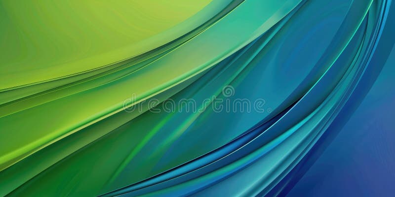 3d Render of Blue and Green Gradients AIG51A Stock Illustration ...