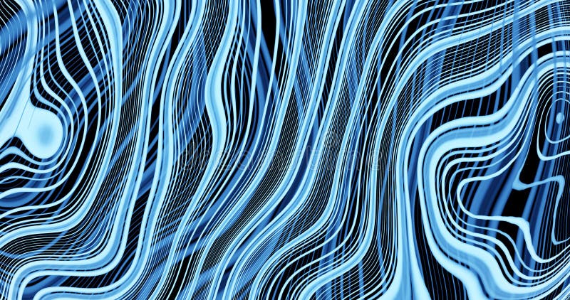 Render with Blue Twisted Mesh Threads Stock Illustration - Illustration ...