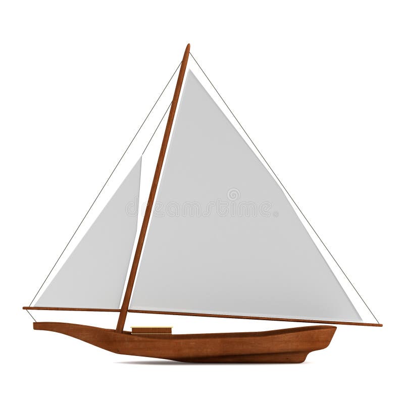3d render of boat stock illustration. Illustration of graphics - 40046850