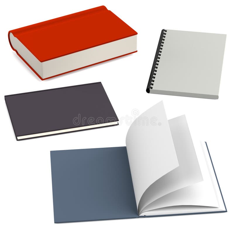 3d render of books stock illustration. Illustration of education - 36751744