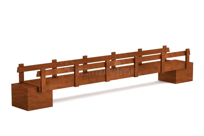 Render of bridge stock illustration. Illustration of japan - 35698850