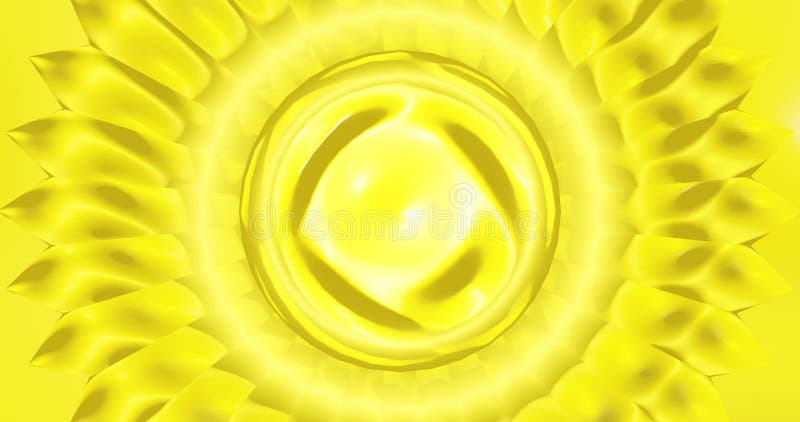 Render with a Bright Glowing Yellow Floating Surface Stock Video ...
