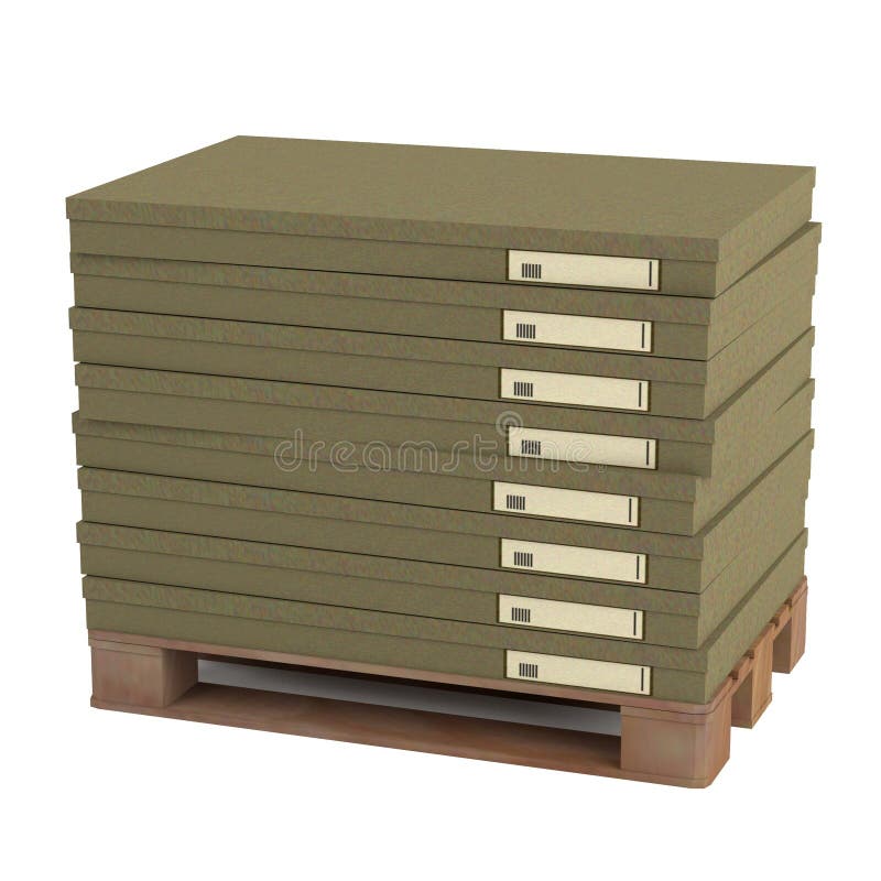 3d Render of Building Material Stock Illustration - Illustration of ...