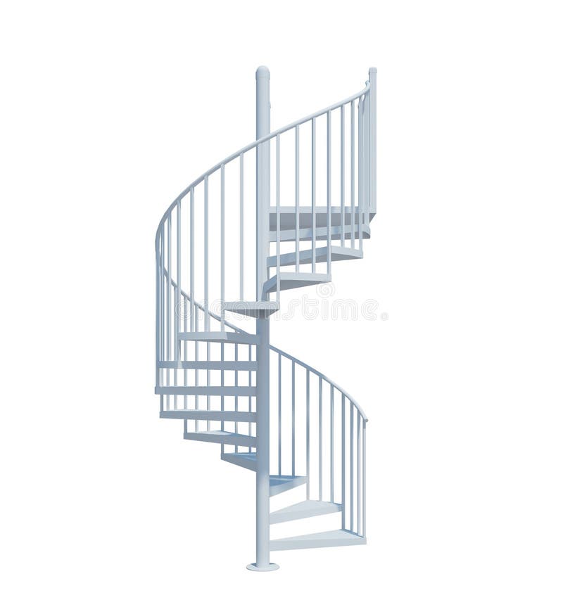 3d Render Building Structure on White Stock Illustration - Illustration ...