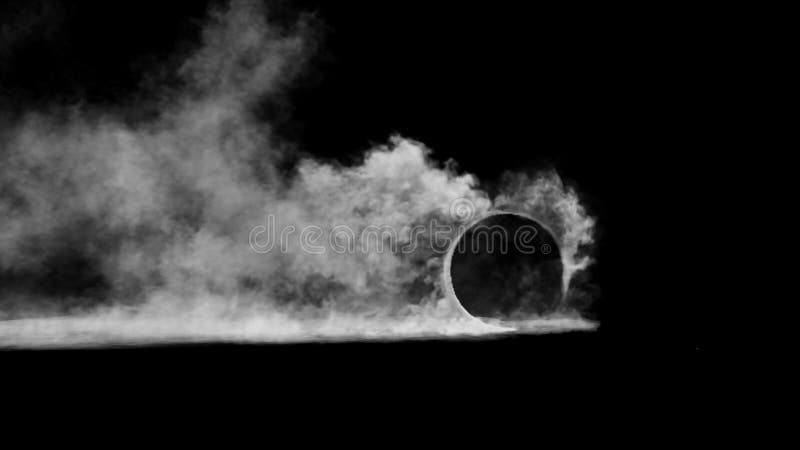 3d Render Burnout Wheels with Smoke on Black Background Stock ...