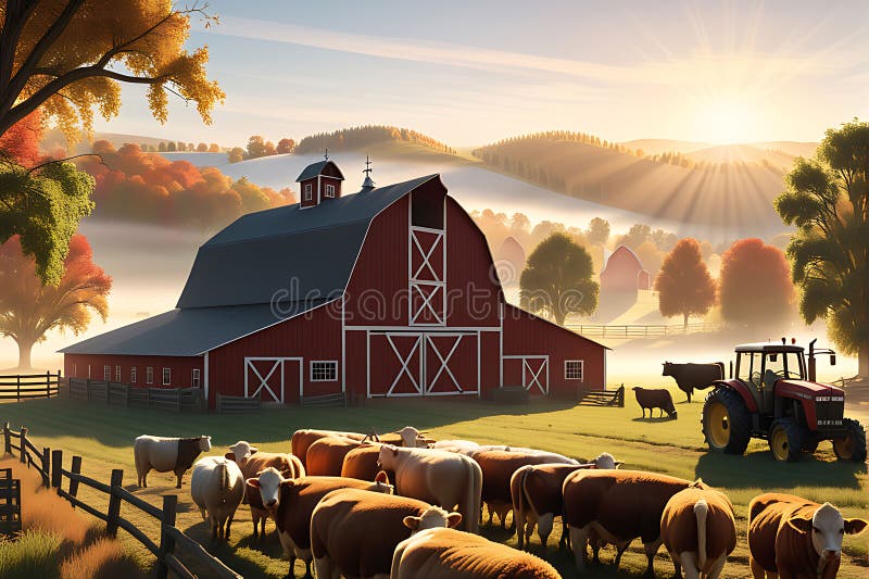 Tractor Farm Render Stock Illustrations – 702 Tractor Farm Render Stock ...