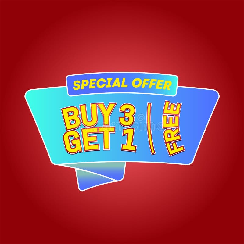 Buy 3 Get 1 Stock Illustrations – 243 Buy 3 Get 1 Stock Illustrations ...