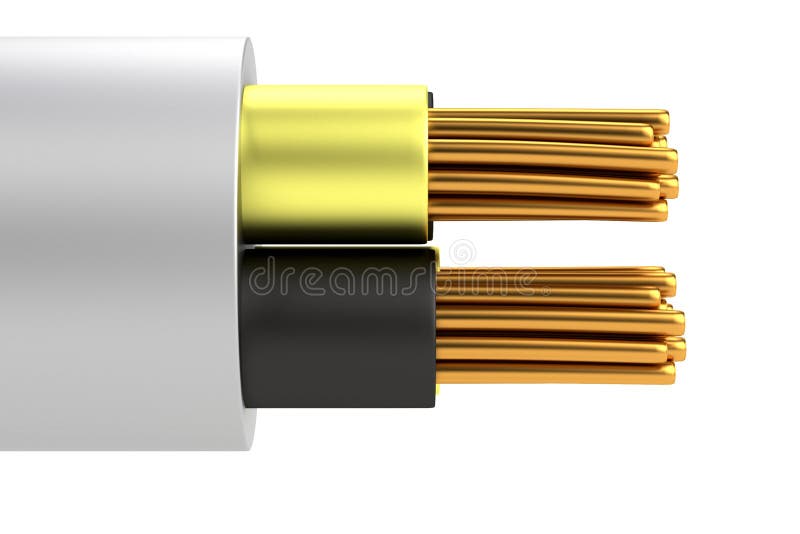 3d render of cable stock illustration. Illustration of render - 39893381