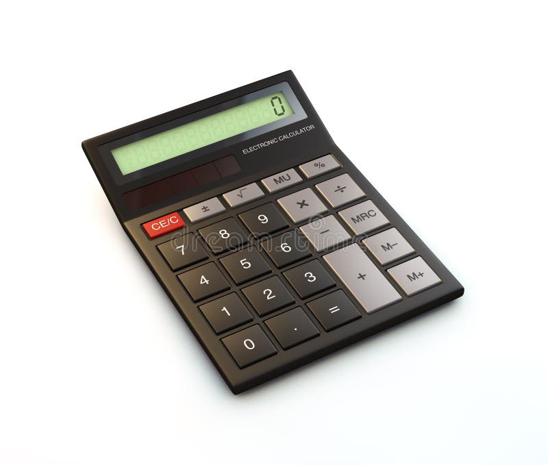 Calculator Zero Display Stock Illustrations – 321 Calculator Zero ...