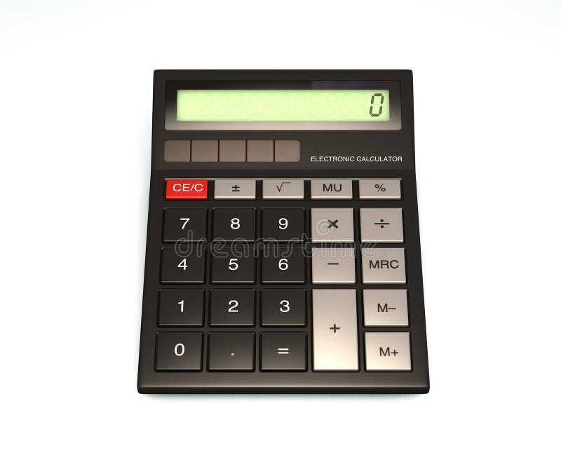 Calculator Zero Display Stock Illustrations – 321 Calculator Zero ...