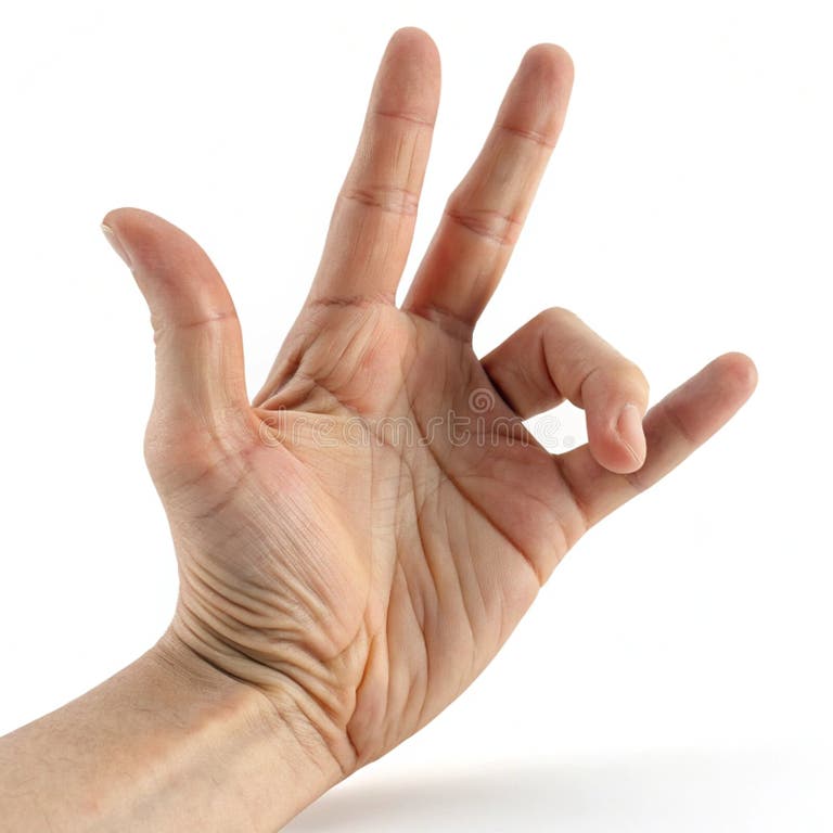 3D calm hand gesture stock illustration. Illustration of handgesture ...