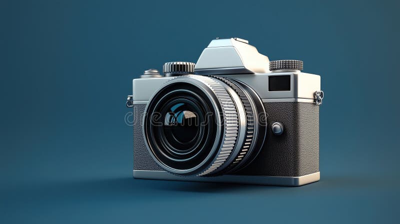 3d render camera icon stock illustration. Illustration of horizontal ...