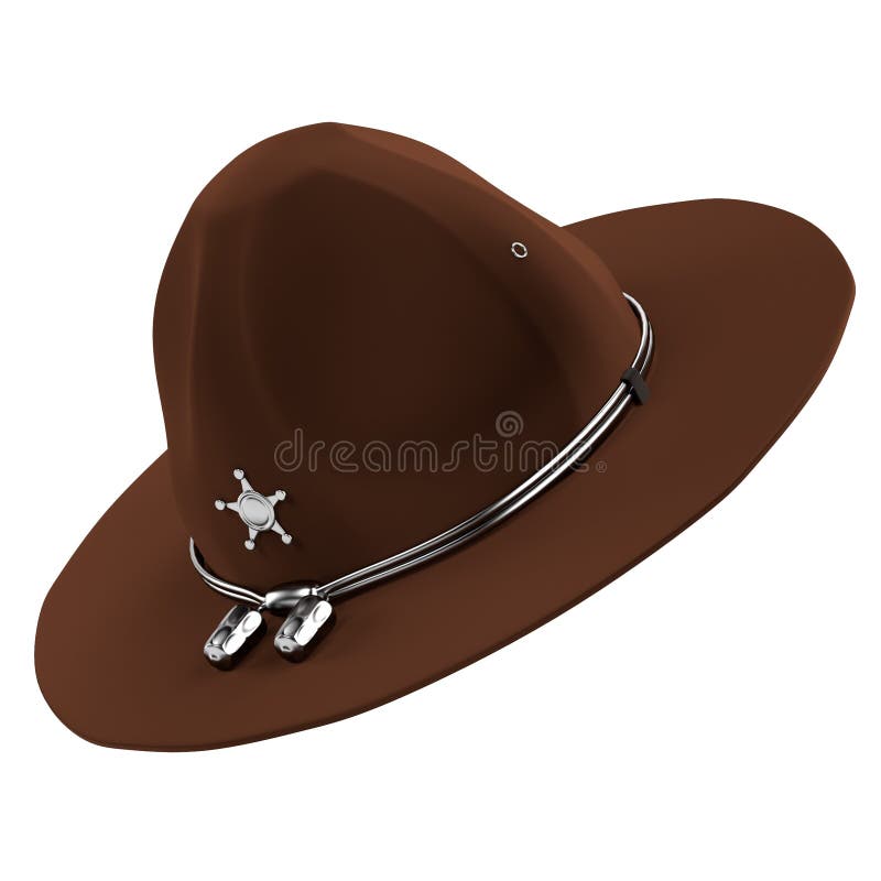 3d render of campaign hat stock illustration. Illustration of realistic ...