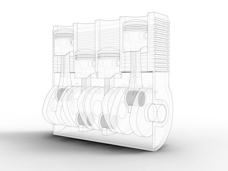 Inline Engine Stock Illustrations – 97 Inline Engine Stock ...