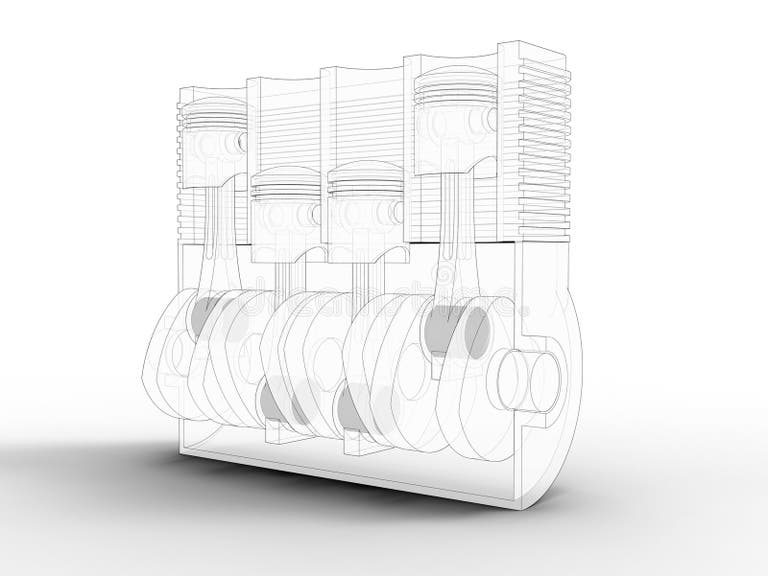 Inline Engine Stock Illustrations – 97 Inline Engine Stock ...