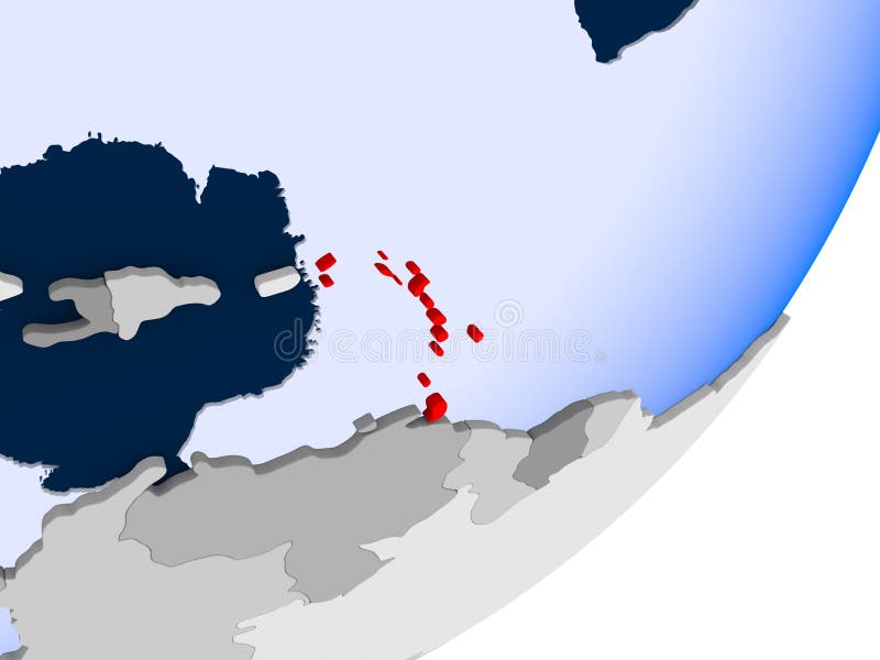 Caribbean Political Map stock vector. Illustration of havana - 55469964