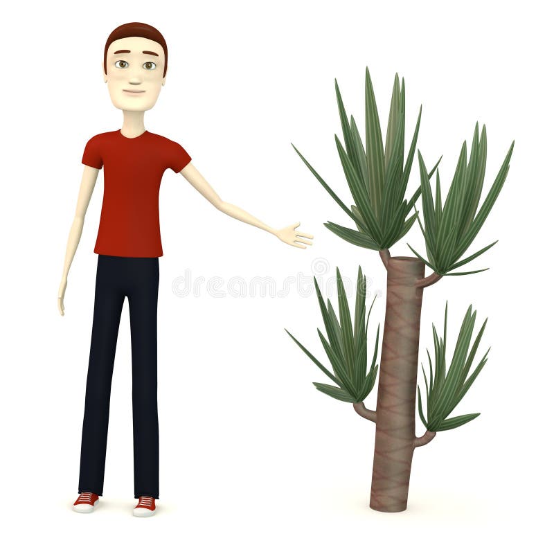 Yucca stock illustration. Illustration of render, joshua - 10964835