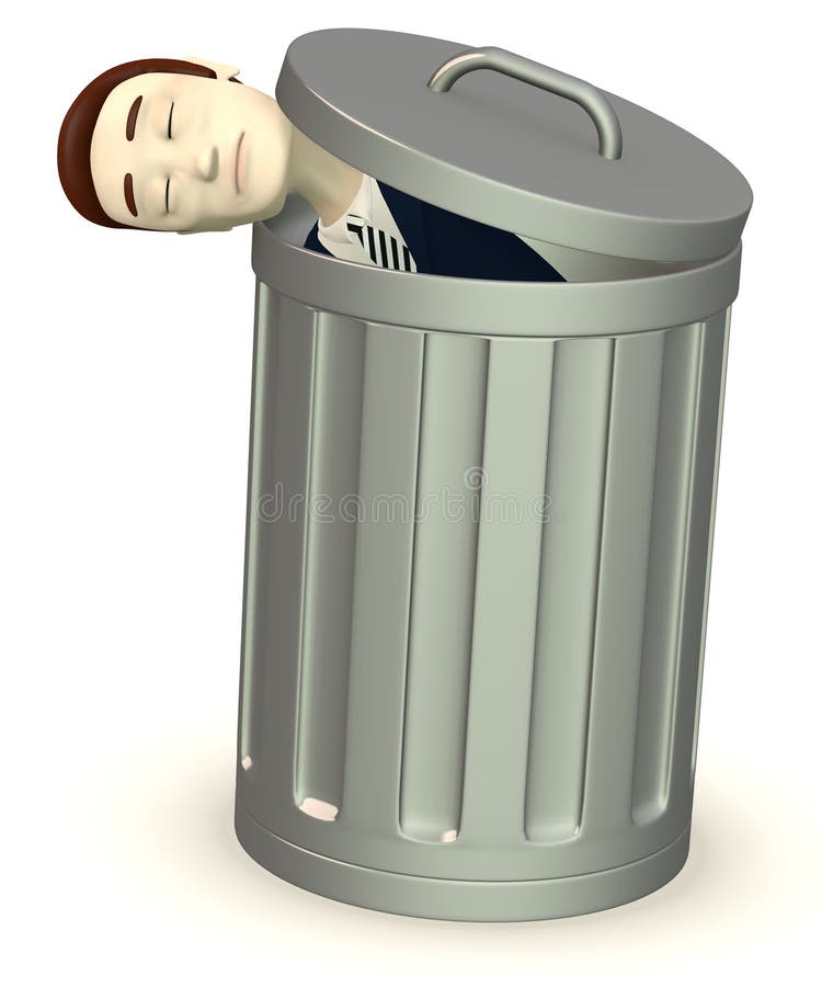 Cartoon Businessman With A Knife In Chest Stock Illustration ...