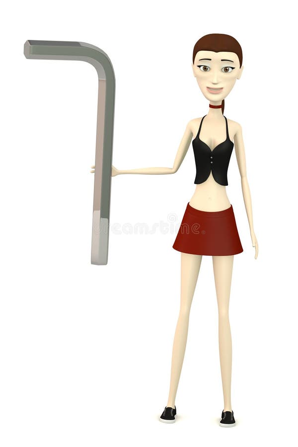 Render of allen key stock illustration. Illustration of model - 36380779