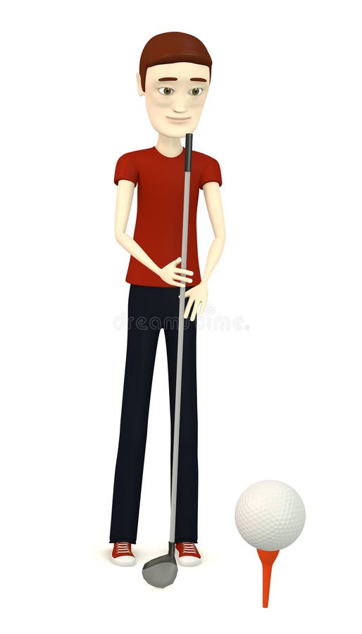 3d Man Play Golf Stock Illustrations – 115 3d Man Play Golf Stock ...
