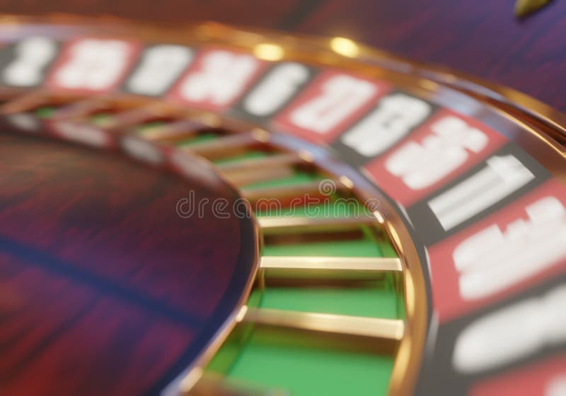 3d Render of Casino Roulette Wheel for Gamble Concept, Gambling ...