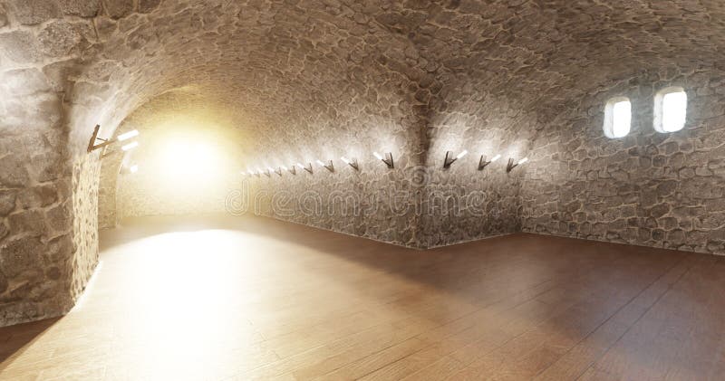 3D Render of Cellar stock illustration. Illustration of romantic ...