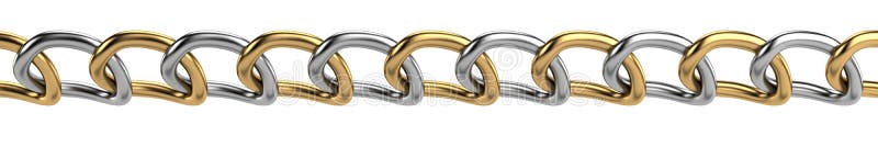 3d render of chain stock illustration. Illustration of gold - 38946297