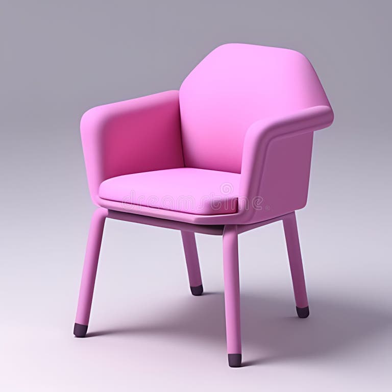 3d render of a chair stock illustration. Illustration of brand - 290832217