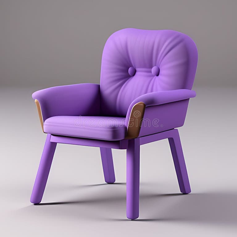3d render of a chair stock illustration. Illustration of design - 290832974