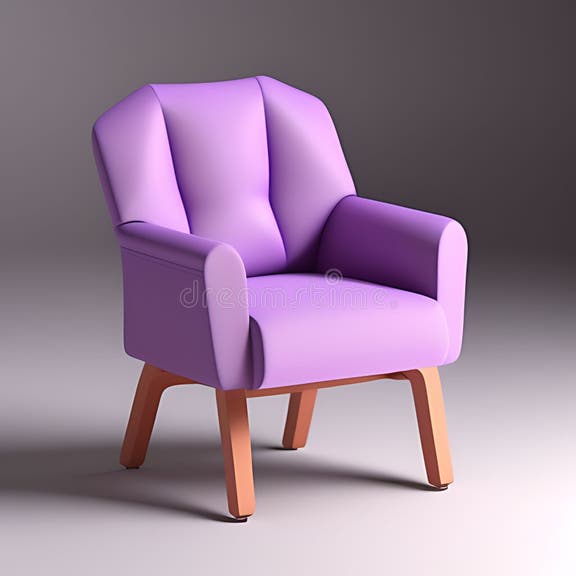 3d render of a chair stock illustration. Illustration of furniture ...