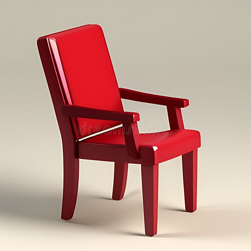3d render of a chair stock illustration. Illustration of chair - 290833275