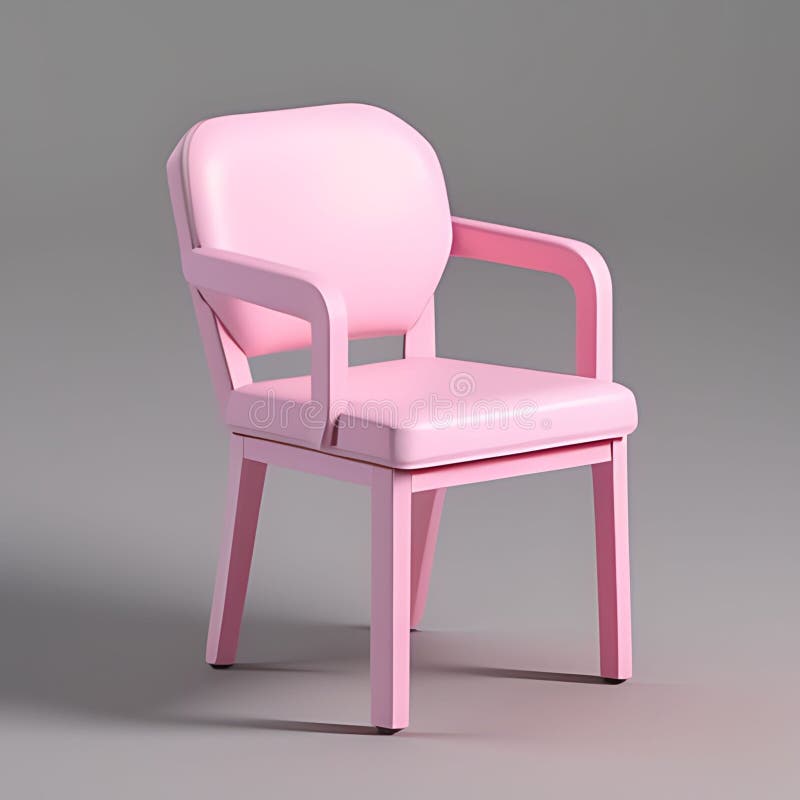 3d render of a chair stock illustration. Illustration of furniture ...